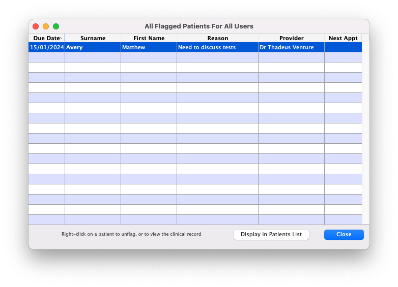How do I flag a patient record? | Genie Support