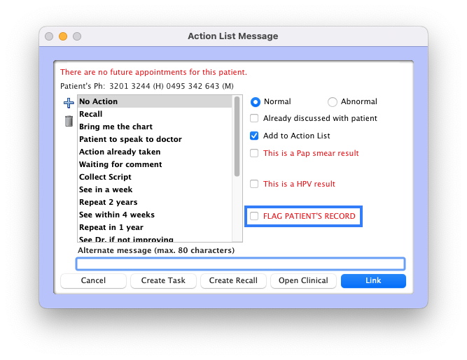 How do I flag a patient record? | Genie Support