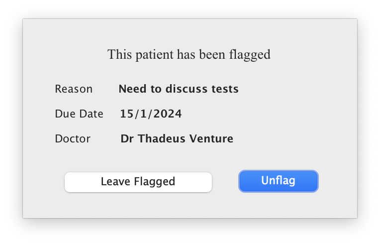 How do I flag a patient record? | Genie Support
