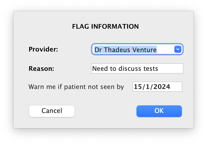 How do I flag a patient record? | Genie Support