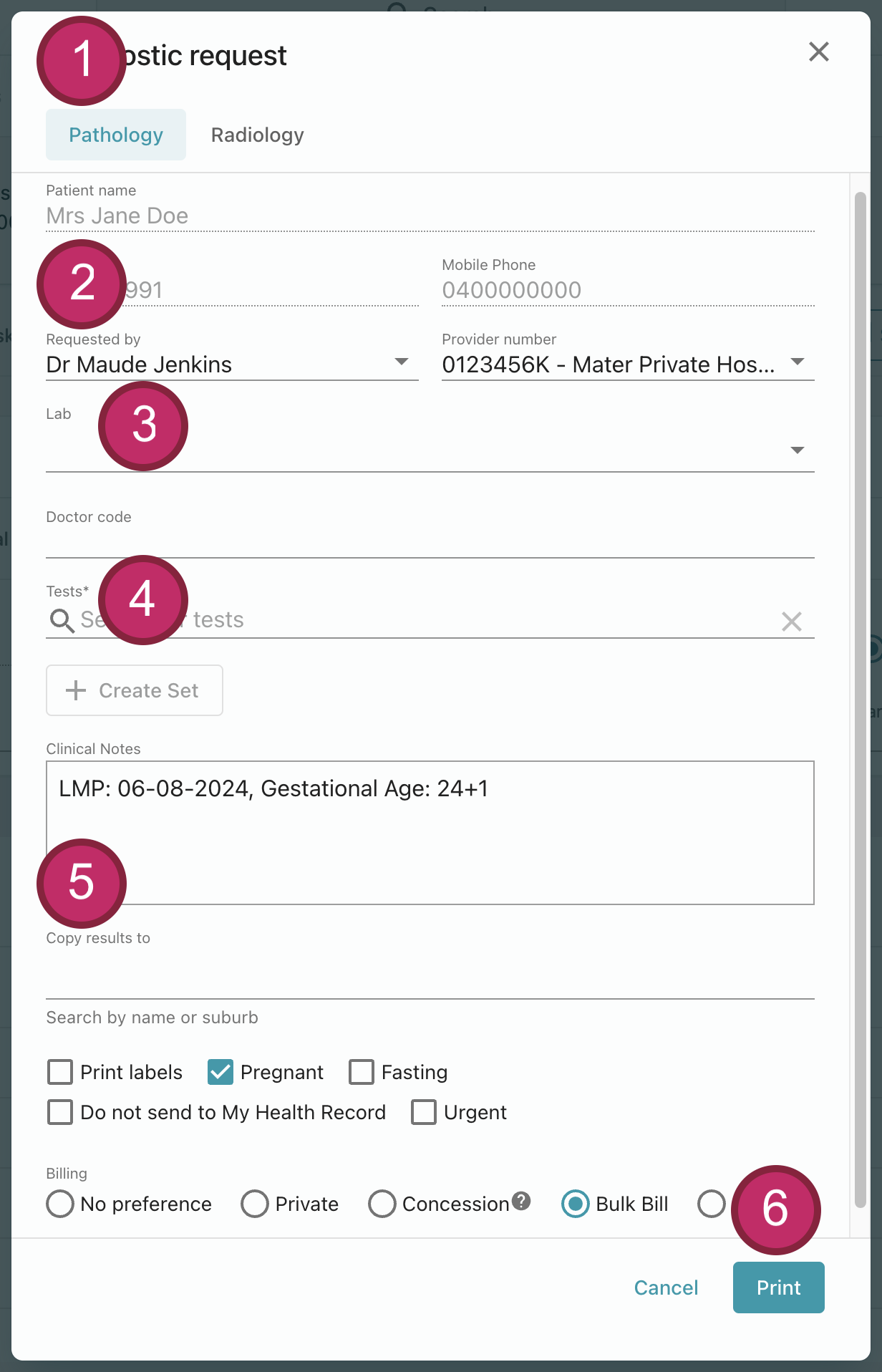 Creating paper requests and eRequests | Gentu Support