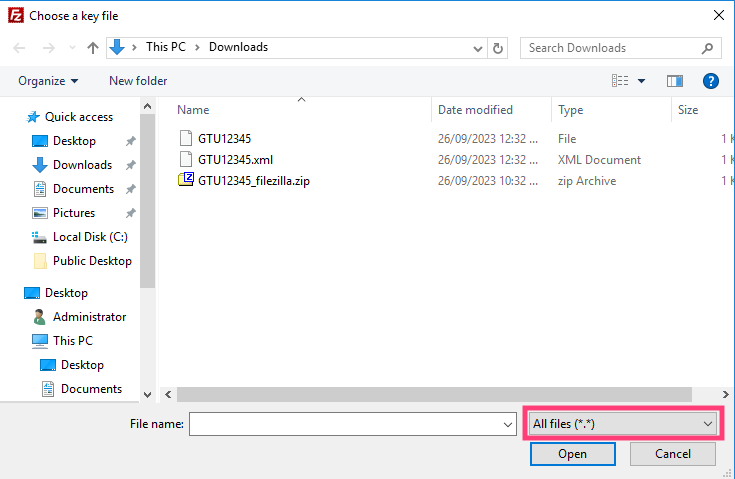 Using FileZilla to upload data to Genie Solutions | Gentu Implementations