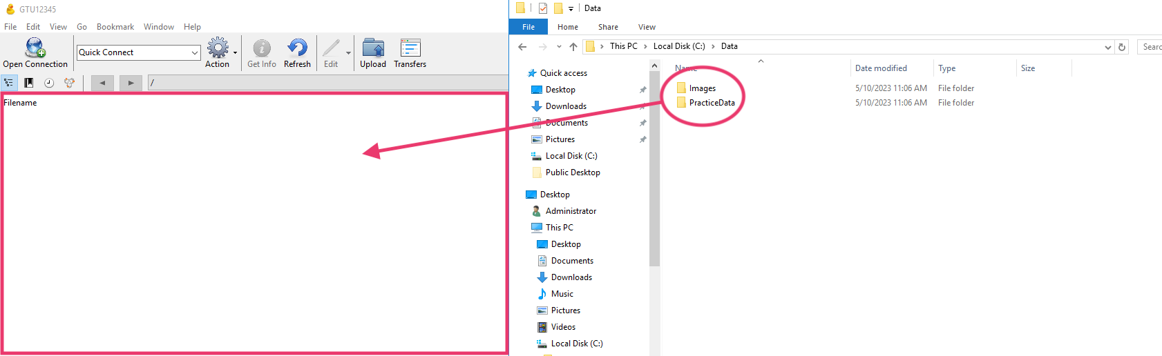 Using Cyberduck to upload data to Genie Solutions | Gentu Implementations