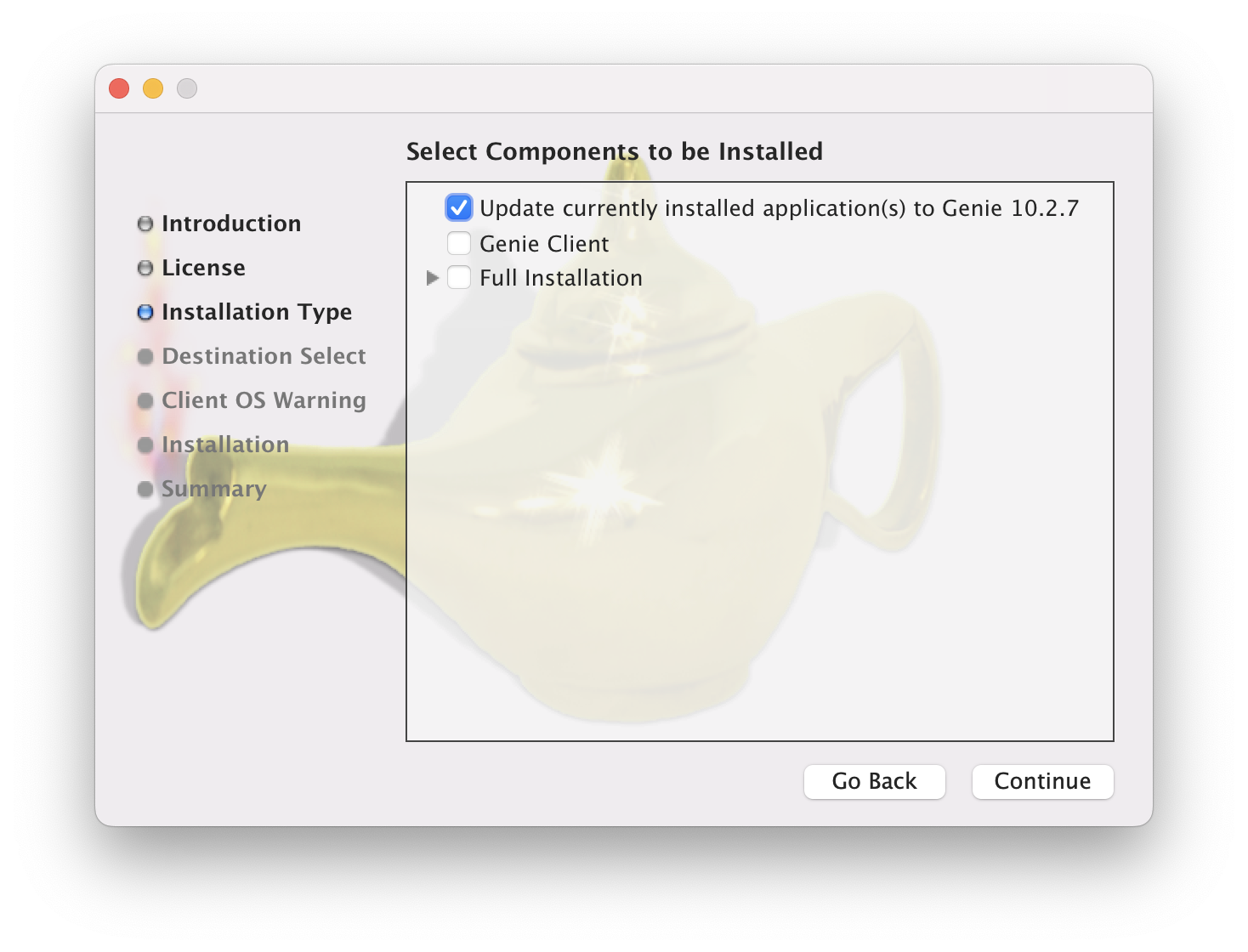 Updating to the latest Genie version | Genie Support