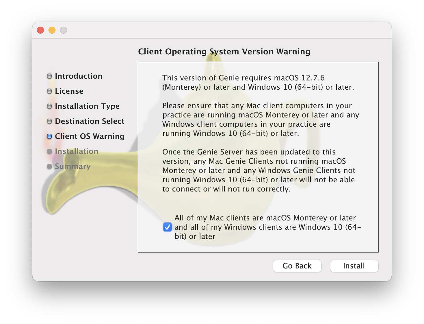 Updating to the latest Genie version | Genie Support