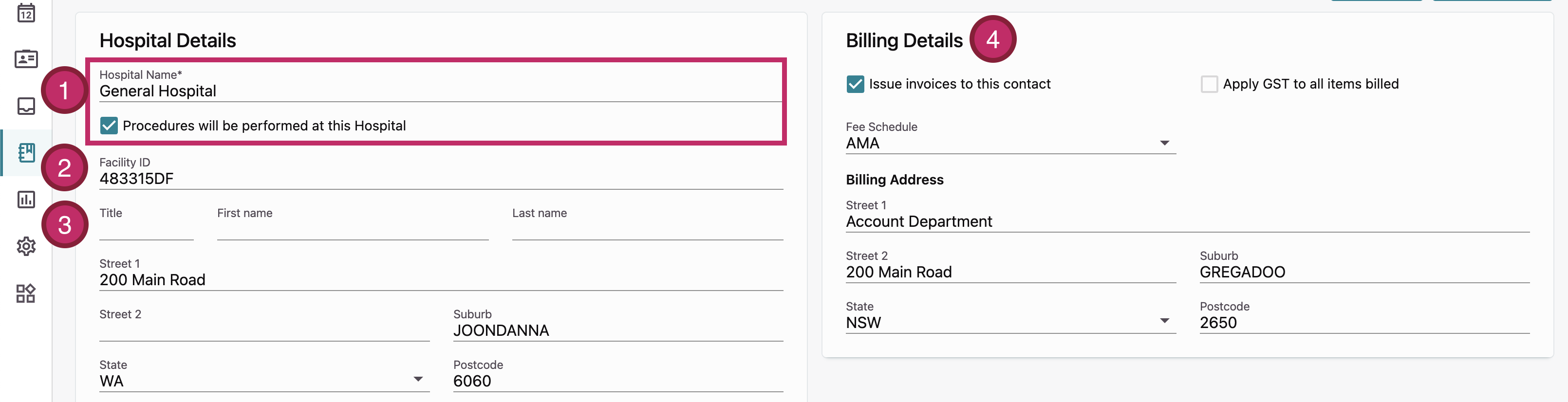 Address Book | Gentu Support