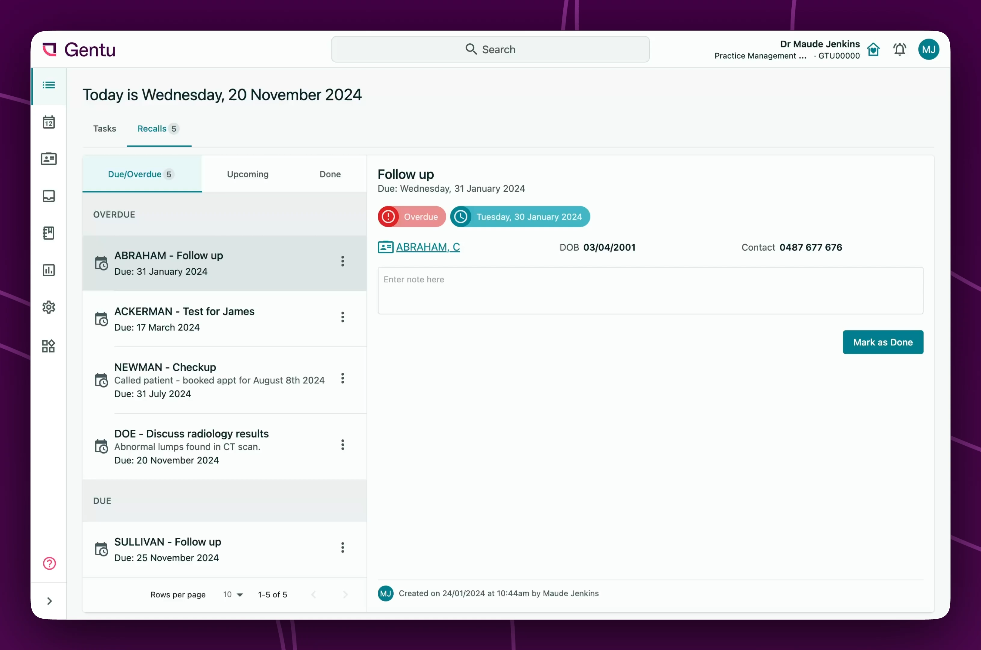 Recalls | Gentu Support