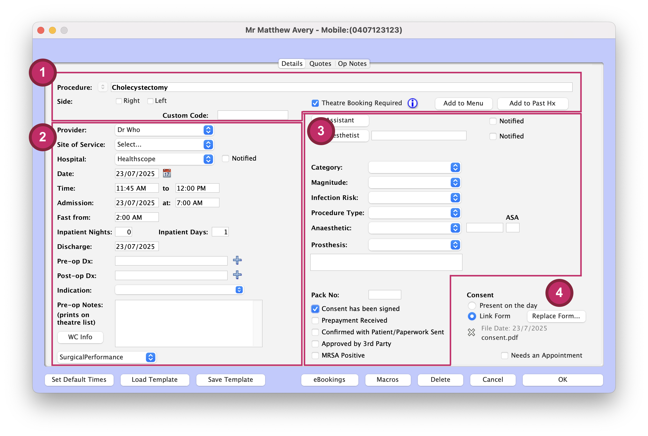 Creating procedures | Genie Support
