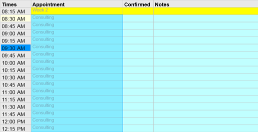 How do I amend or delete an appointment schedule? | Genie Support