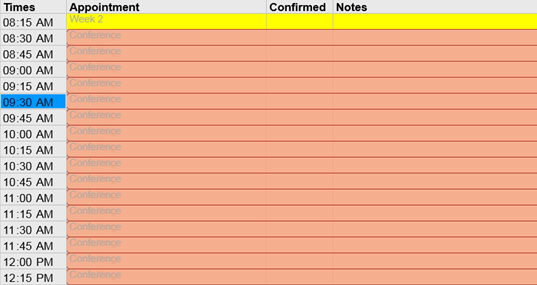 How do I amend or delete an appointment schedule? | Genie Support