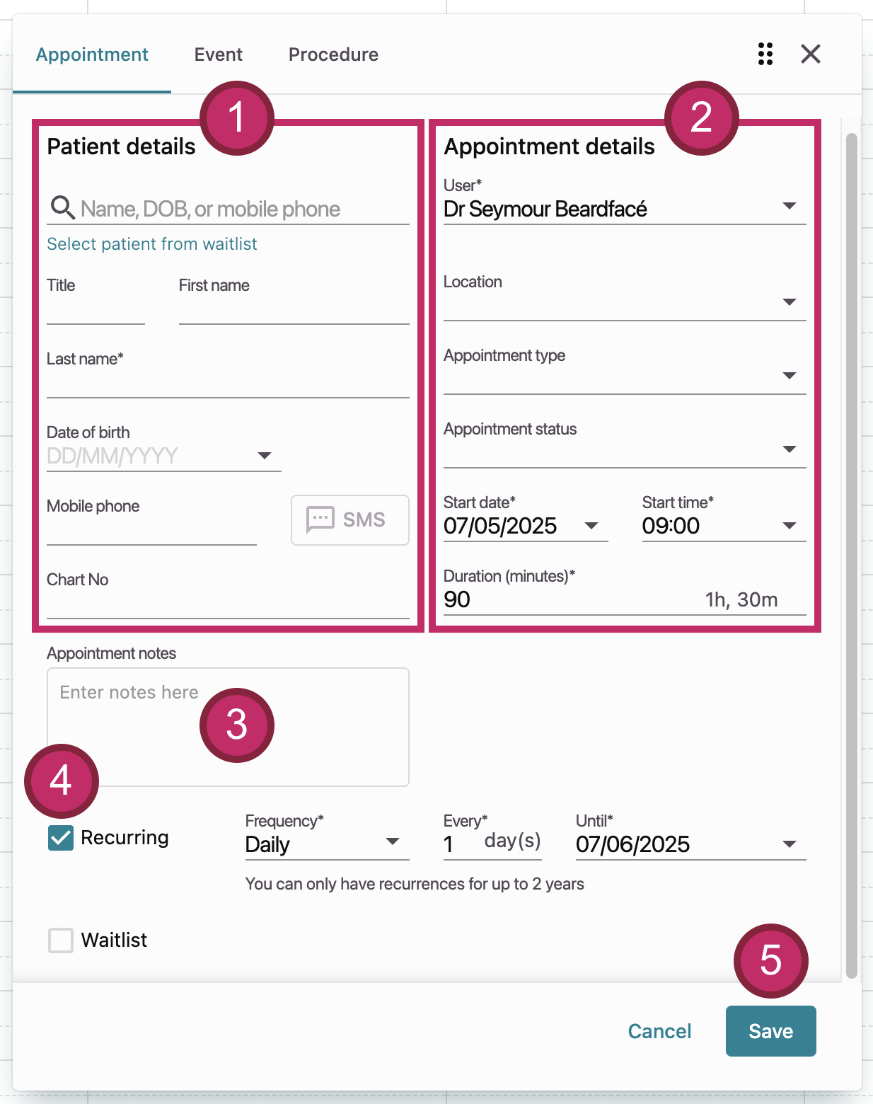 Creating and managing appointments | Gentu Support