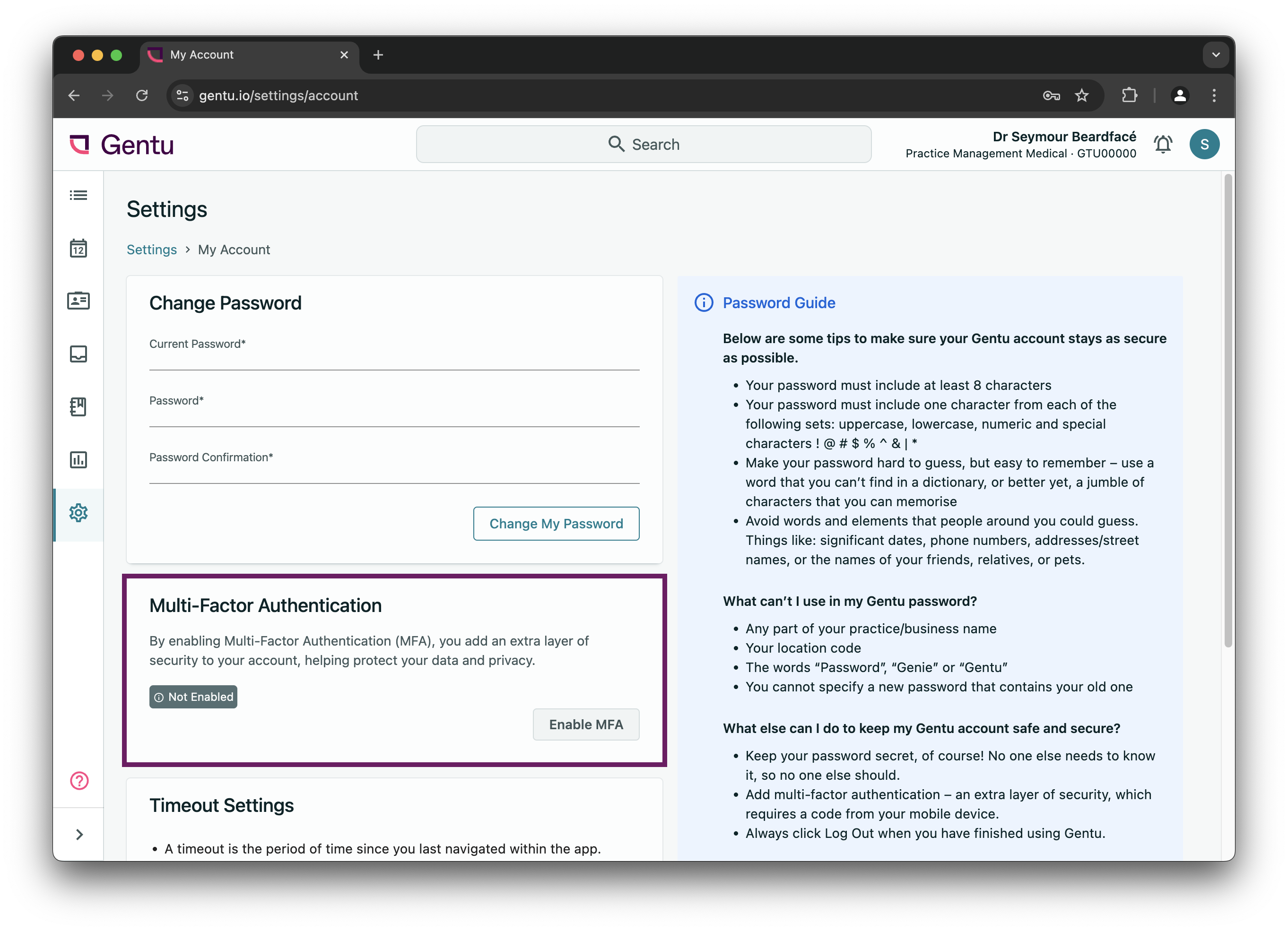 Multi-Factor Authentication (MFA) | Gentu Support