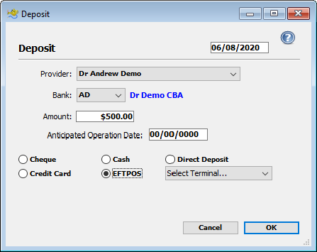 How do I accept a deposit? | Genie Support