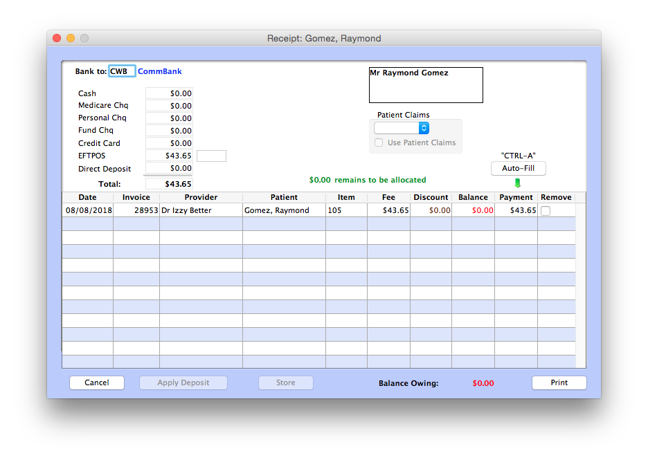 Receipting after creating an invoice | Genie Support