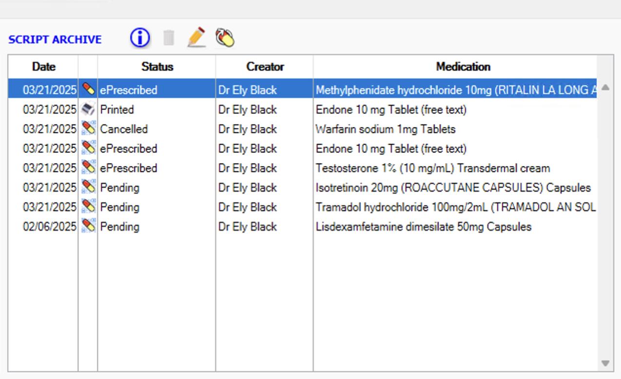 Managing prescriptions and ePrescriptions | Genie Support