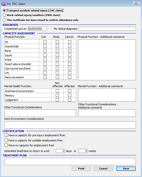 Creating TAC (Traffic Accident Commission) Claims | Genie Support