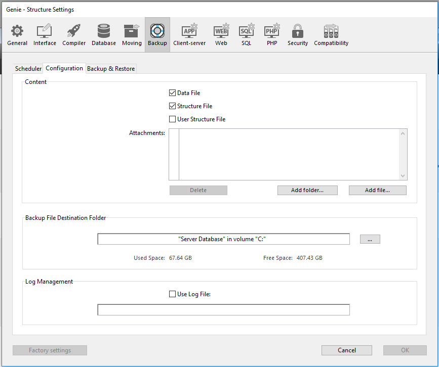 Failed Backups | Genie Support