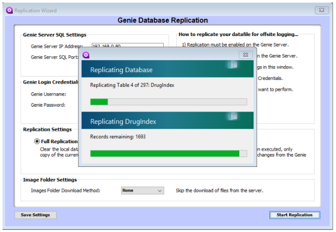 Replicating the data | Genie Support
