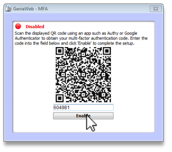 GenieWeb Security & Multi-factor Authentication | Genie Support