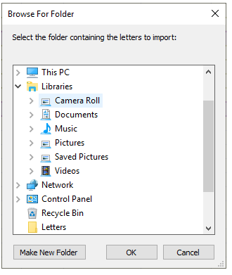 Importing Transcribed Letters | Genie Support