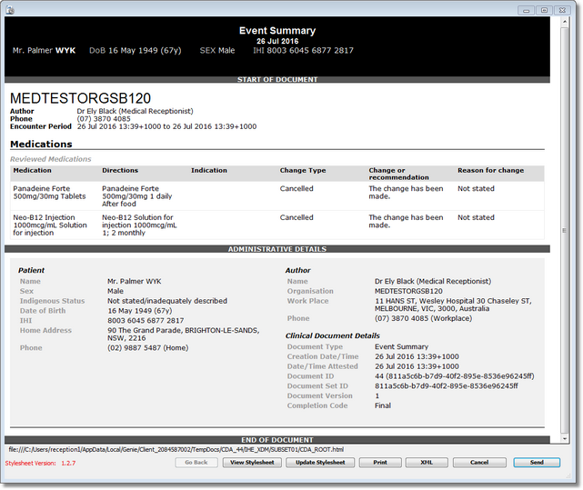 Adding to My Health Record | Genie Support