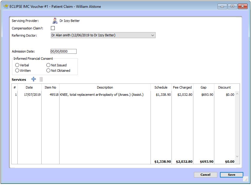 ECLIPSE - Creating a Patient Claim | Genie Support