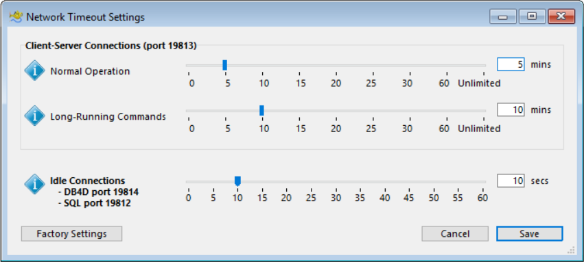 Maintenance & Reports - The General tab | Genie Support