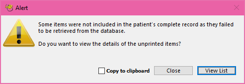 Print Complete Record | Genie Support