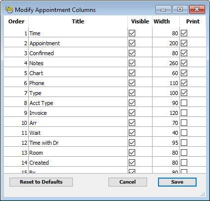 How do I resize the columns in my appointment book? | Genie Support