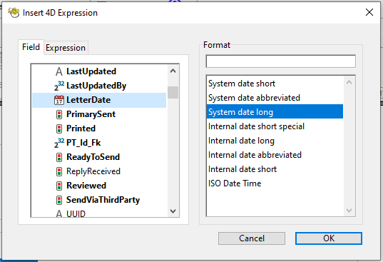 How do I change the date format in a letter? | Genie Support