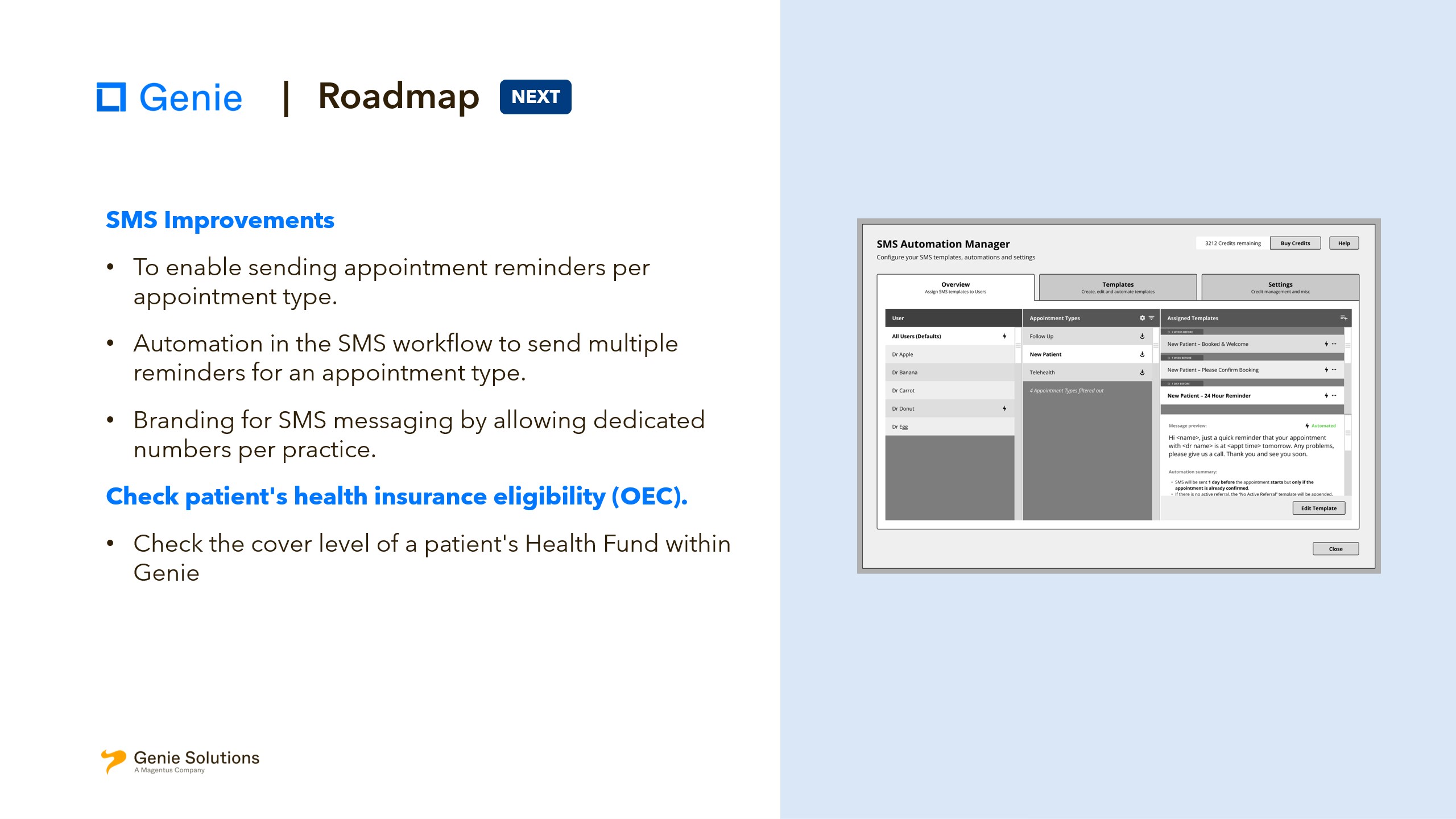 Genie Product Roadmap | Genie Support