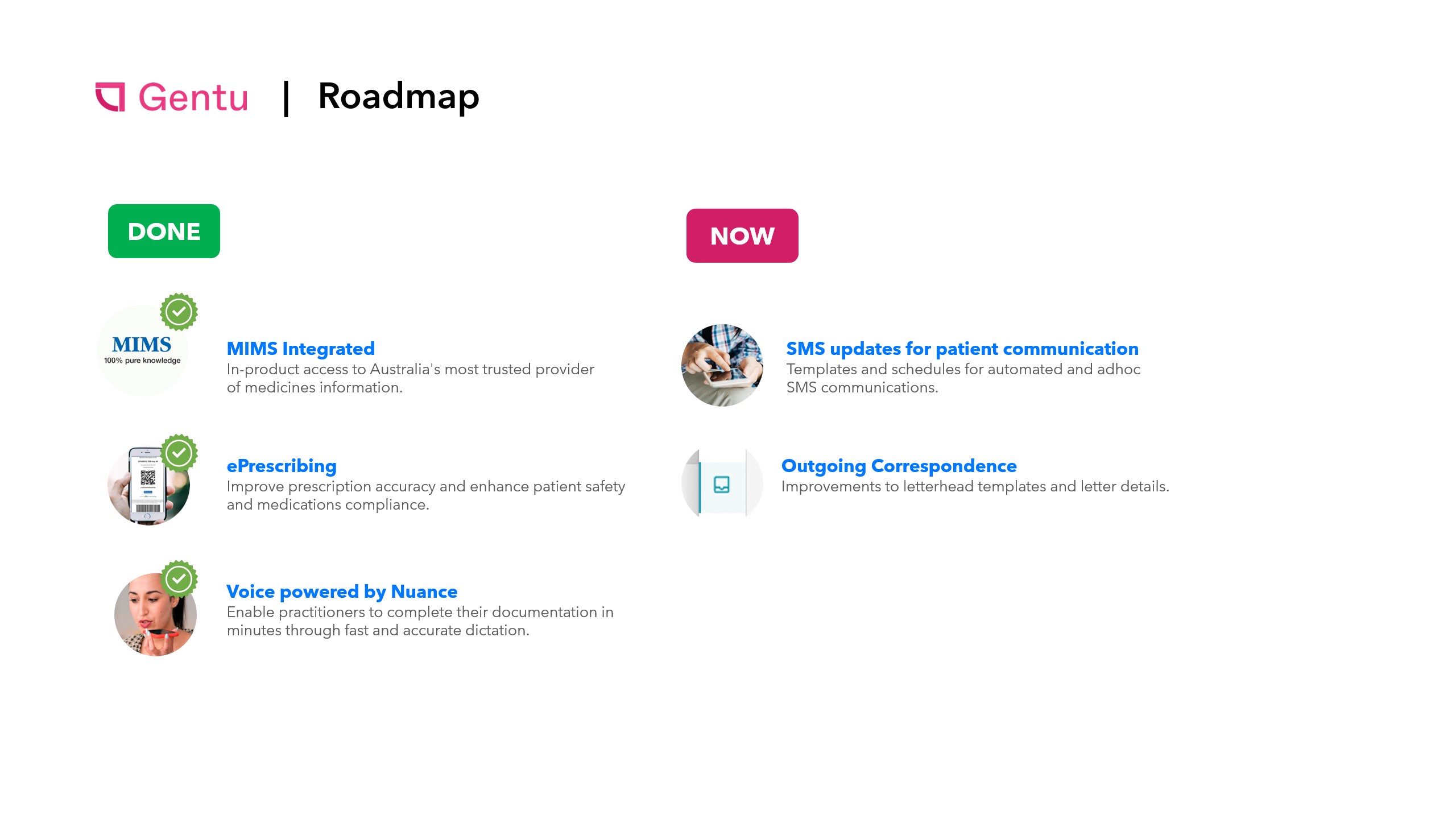 Gentu Product Roadmap | Gentu Support
