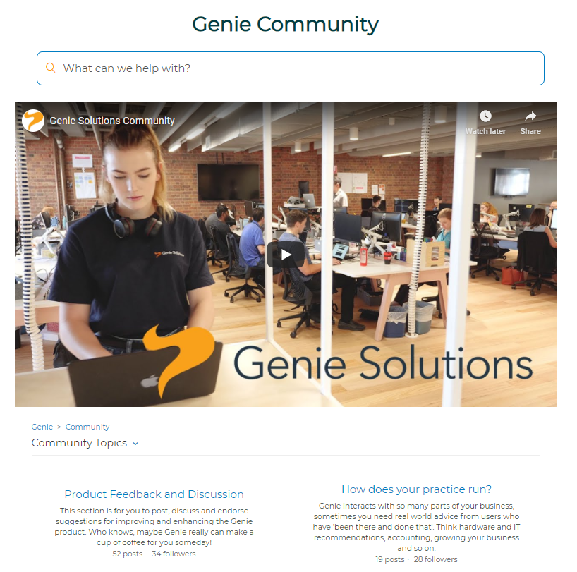 Ongoing Support | Genie Implementations