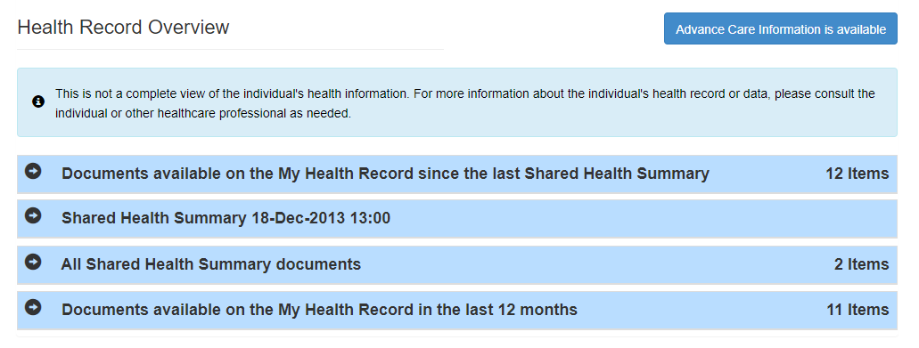 Viewing documents in My Health Record | Gentu Support