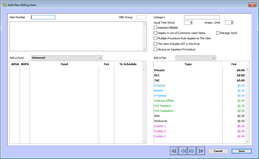 How do I add a new billing item? | Genie Support