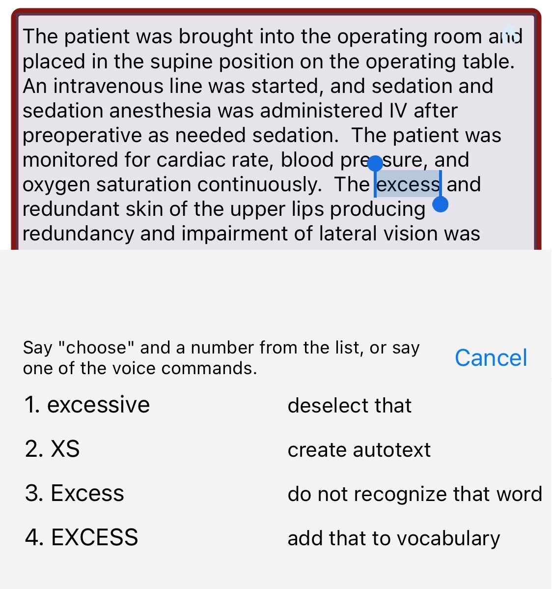 How do I correct my dictated text in the Gentu app? | Gentu Support